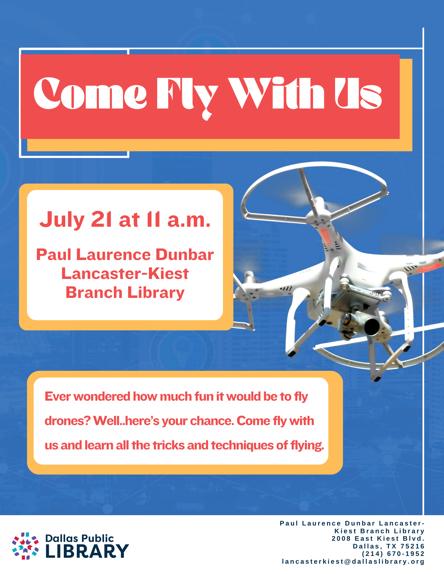 Come Fly With Us | Dallas Public Library